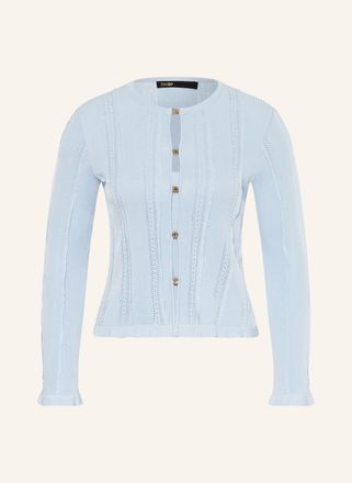 Maje Set: Strickjacke Und Stricktop blau