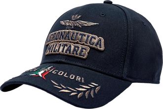 Aeronautica Homme, Accessoires, Bleu, Taille: ONE Size Ha1104Uct02261 Casquette de baseball