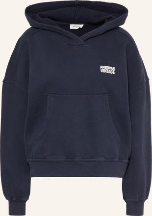 American Vintage American Vintage Hoodie Plizzy blau