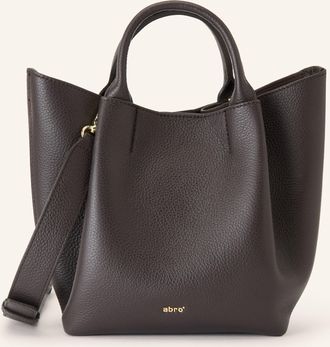 Abro Abro Handtasche Essential Small Mit Pouch braun