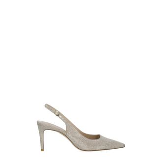 Stuart Weitzman Femme, Chaussures, Jaune, Taille: 37 1/2 EU Power Slingback 75