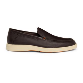 Santoni Lederloafer - - Shoes - Herren - Braun - 45 EU