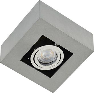 Arcchio Strahler Vince (Modern) in Alu aus Aluminium (1 flammig, GU10) - Deckenlampe Deckenleuchte Lampe Spot Flurleuchte