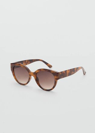 Mango Lunettes de soleil cat-eye chocolat - Femme - Taille unique - MANGO