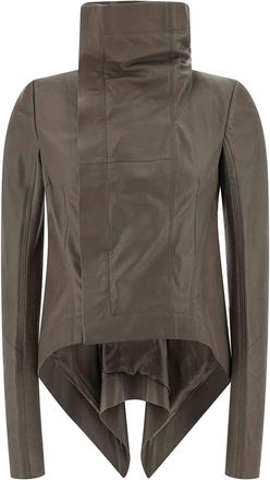 Rick Owens Lederjacke - Grau