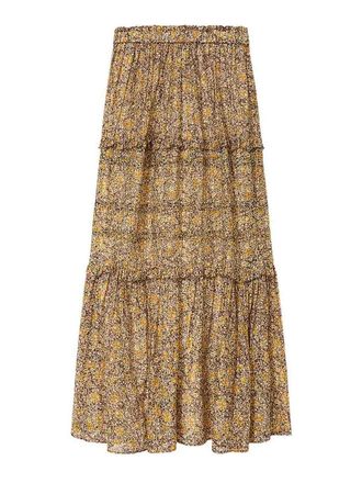 Isabel Marant Jupe Longue - Marron Clair
