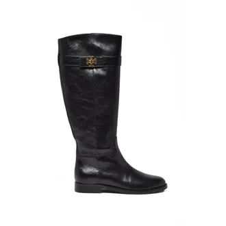 Tory Burch Femme, Chaussures, Noir, Taille: 37 EU Botte d&eacute;quitation T Lock