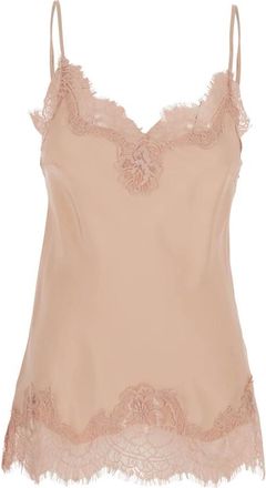 Gold Hawk Femme, Tops, Rose, Taille: 38 FR Silk Lace Razorback Cami