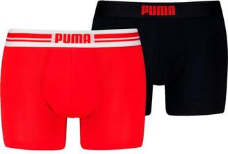 Puma Herren Unterhose EVERYDAY PLACED LOGO BOXER 2P