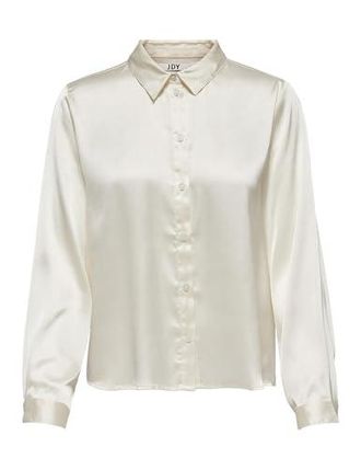 Jacqueline de Yong JdY Jdyfifi fifi L/S T-Shirt WVN Noos, Cloud Dancer, 38 Femmes