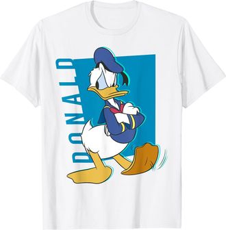 Disney Donald Duck Pop Art Portrait Moody T-Shirt