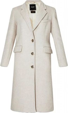 Liu Jo Femme, Manteaux, Beige, Taille: 40 FR Manteau en laine