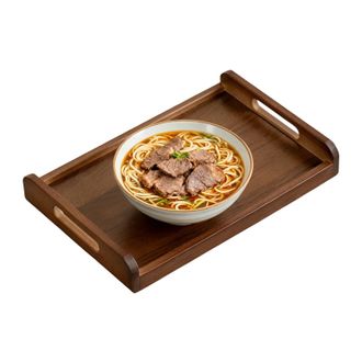 Generico Dekorative Holztabletts, Organizer f&uuml;r K&auml;stchen im Retro-Stil, quadratisch, aus Holz, f&uuml;r Teetassen, Fr&uuml;hst&uuml;ck, Caf&eacute;s, Esstische, Bars, K&uuml;chen