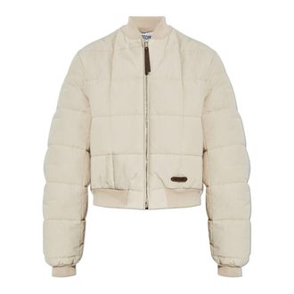 Moschino Isolierte Jacke - - Jackets - Damen - Beige - L