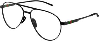 Gucci Gg1679O Aviator Rahmen - - Accessories - unisex - Schwarzk - 56 MM