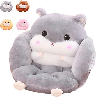Generic Hamster-Sitzkissen, Tierkissen, Weich, Mit R&uuml;Ckenlehne, Sitzkissen, Stuhlkissen F&uuml;R Wohnung, Zuhause, Caf&eacute;(A)
