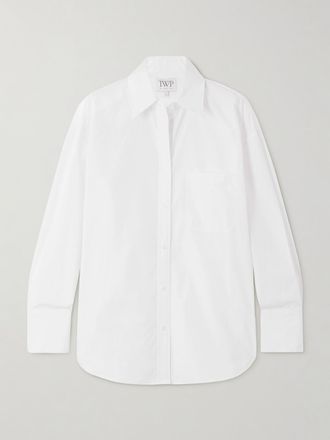 TWP Chemise En Popeline De Coton Big Joe - Blanc