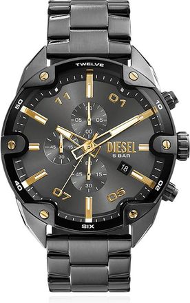 Diesel Homme, Accessoires, Gris, Taille: ONE Size Montre Chronographe Spiked
