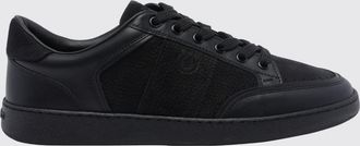 Ferragamo Low-Top-Sneaker aus Kalbsleder und Nubuk mit Gancini-Logo