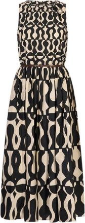 Max Mara Femme, Robes, Multicolore, Taille: 38 FR Robe Mi-longue