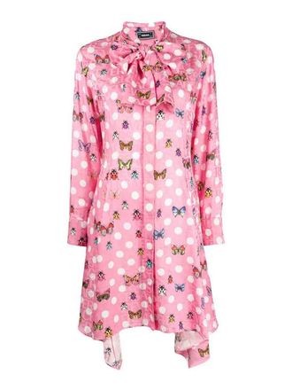 Versace Robe Au Genou - Multicolore
