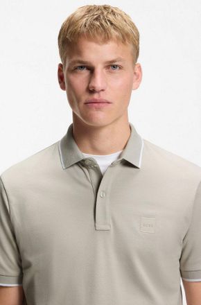 HUGO BOSS Poloshirt Passertip mit BOSS Logo-Badge