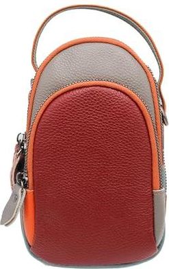 Zerimar Petit sac bandouliere femme -Sac à Bandoulière pour Femme - Sacs à main décontractés - Sacs à main pour femmes - 19x10x9 cm - Couleur Bordeaux