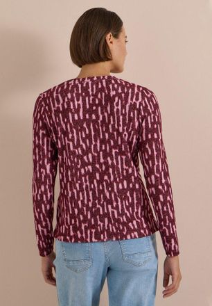Cecil Langarmshirt aus softem Materialmix