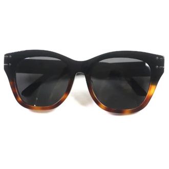 Dior Pre-owned Tissu lunettes-de-soleil - Femme - Pre-owned - Noir - Taille: ONE Size