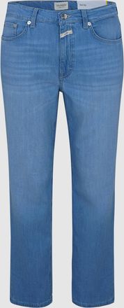 Closed Jean Milo With Slit Light Blue