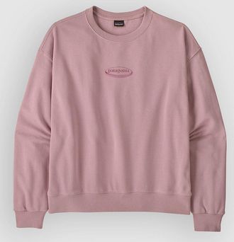 Patagonia 95 Oval Logo Daily Crew Sweater quiet violet