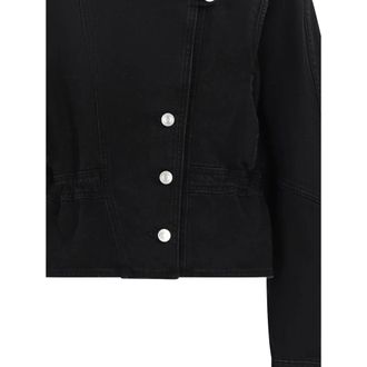 Isabel Marant Cotton Denim Jacket - Black