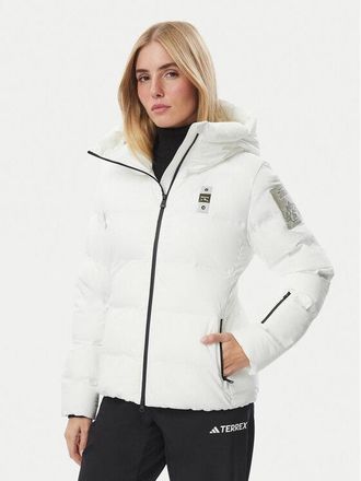 Blauer Winterjacke Croda 26WBLDC02591 007766 Wei&szlig; Regular Fit