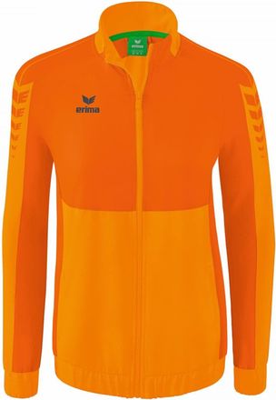Erima Damen Six Wings Präsentationsjacke (1012219), new orange/orange, 40
