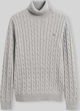 GANT Rollkragenpullover mit Logo-Detail