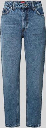 HUGO BOSS Mom Fit Jeans aus reiner Baumwolle im 5-Pocket-Design