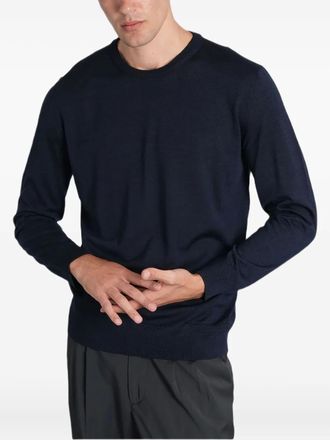 Barena pull à encolure ronde - Bleu