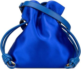 Loewe Hobo Bags - Small Satin Flamenco Knot - Gr. unisize - in Blau - für Damen