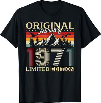 Generic 55. Geburtstag Februar 1971 Original Limited Edition T-Shirt