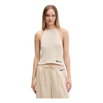 Karl Lagerfeld Crop Top - - Tops - Damen - Beige - S