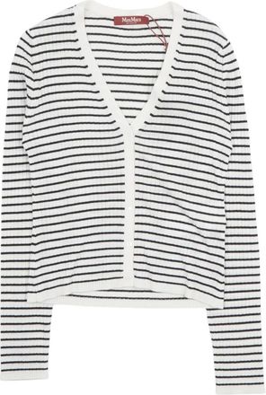 Max Mara Femme, Pulls, Blanc, Taille: 40 FR Cardigans