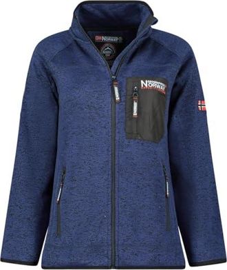 Geographical Norway Title Lady Polaire Chaude Femme Chaude Fermeture Zip - Veste Automne Hiver Printemps Chaud Femmes - Longues Manches Pull Fourrure Doux Confort Outdoor