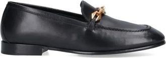 Jimmy Choo London Diamond Tilda Loafers In Black Hammered Leather - Gr. 35,5 (EU) - in Schwarz