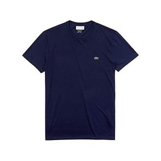 Lacoste Crew Neck T-shirt Homme, Bleu (Marine 166), L