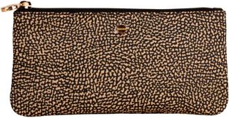 Borbonese Femme, Sacs, Brun, Taille: ONE Size Bustina en tissu technique avec zip