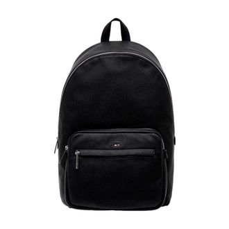 HUGO BOSS Rucksack mit Rei&szlig;verschluss und mehreren F&auml;chern - - Bags - Herren - Schwarzk - ONE SIZE