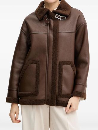 Silvian Heach veste &agrave; d&eacute;tail de boucle - Marron