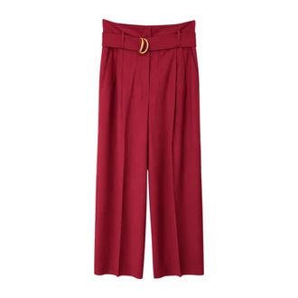 Max Mara Mstserio Weite Hose - - Trousers - Damen - Rot - M