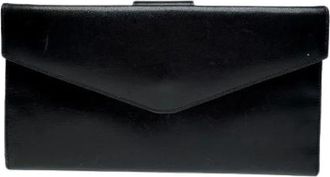 Celine Pre-owned Vintage Triomphe Leder Geldb&ouml;rse - - Pre-owned - Damen - Schwarzk - ONE SIZE