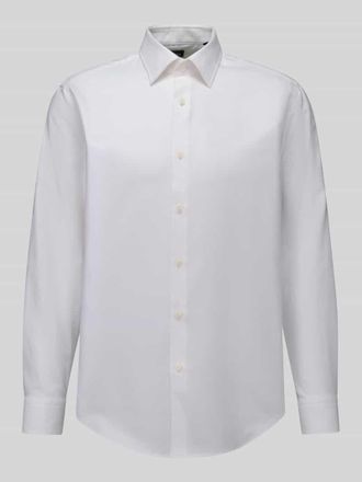HUGO BOSS Regular Fit Businesshemd mit Kentkragen